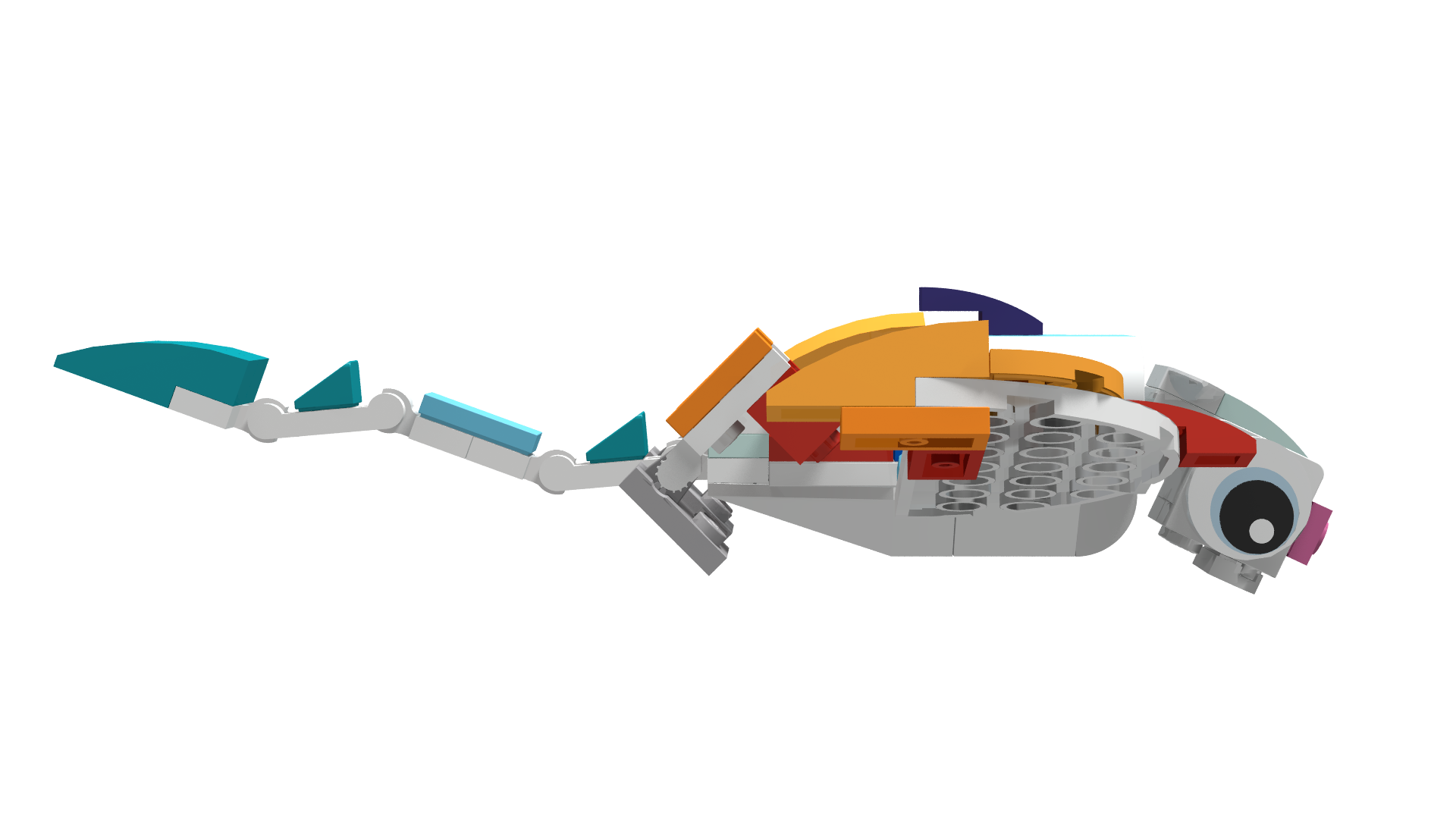 LEGO MOC Rainbow Drake by M4rkOS | Rebrickable - Build with LEGO